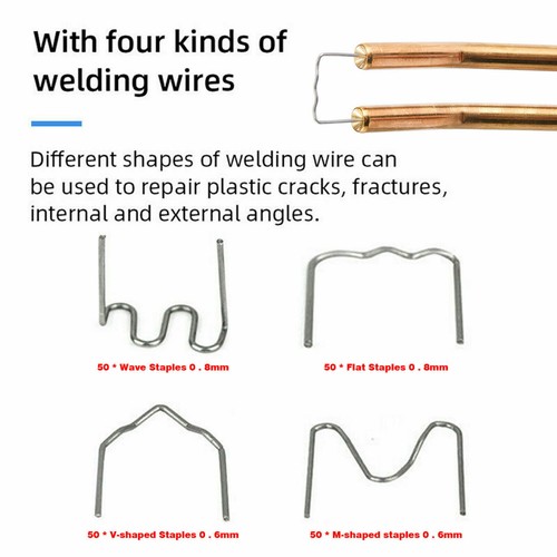 Hot Stapler Car Bumper Fender Fairing Welder Gun Plastic Repair Kit ...