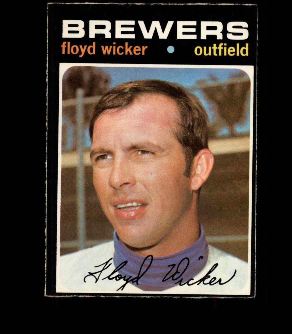 1971 FLOYD WICKER OPC #97 O PEE CHEE BREWERS EXMT *7299 | eBay