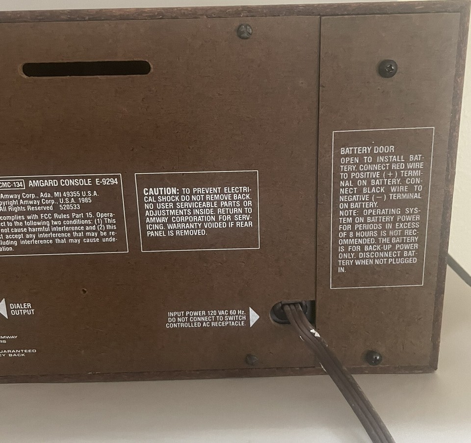 Amguard II security Console Vintage in Great condition | eBay