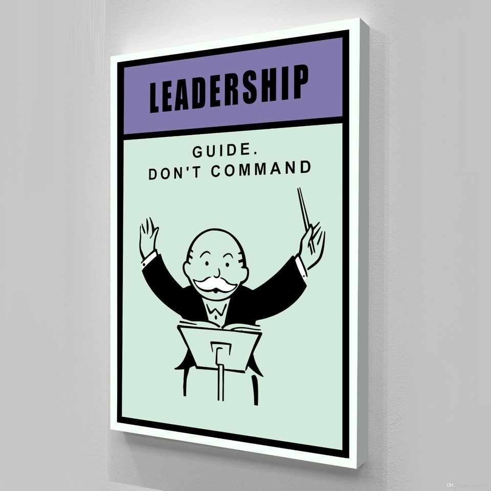 LEADERSHIP Monopoly Quote Success Quote Work Decor Motivation POSTER ...