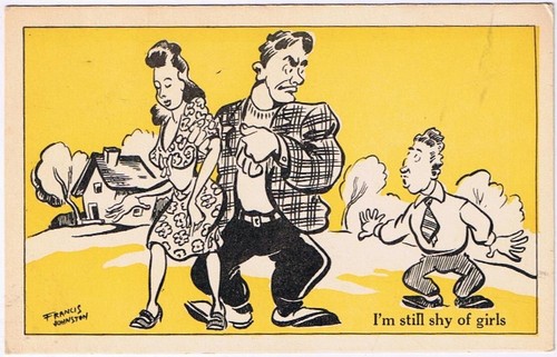 Postcard I'm Still Shy Of Girls Francis Johnston | eBay
