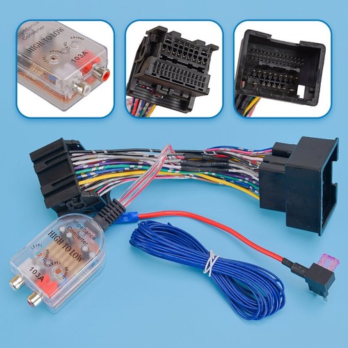 Radio Add Amp Subwoofer Amplifier Adapter Wire Harness Fit for Buick ...