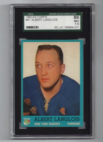1962-63 Topps - Albert Langlois #47 for sale online | eBay