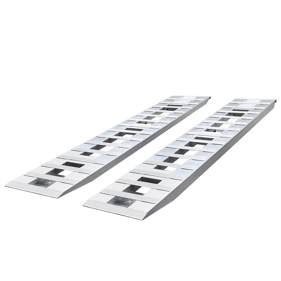 2PCS 84" x 15" Aluminum Trailer Ramps For Motorcycle ATV UTV Car Trucks ...