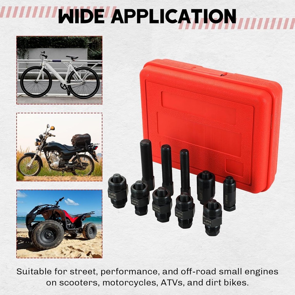10PCS Motorcycle Flywheel Puller | Universal Flywheel Puller Set for ...