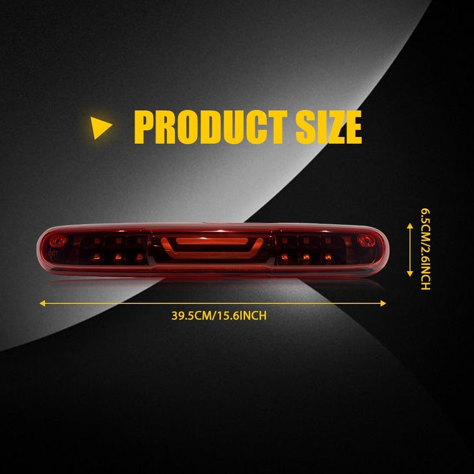 For 07-13 Chevy Silverado GMC Sierra Red LED 3RD Third Brake Light ...