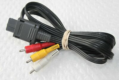 Official Nintendo 64 AV Cables SNES Cords Gamecube Authentic OEM N64 ...