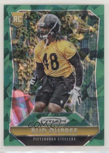 2015 Panini Prizm Rookies Green Crystal Prizm /75 Bud Dupree #213 ...