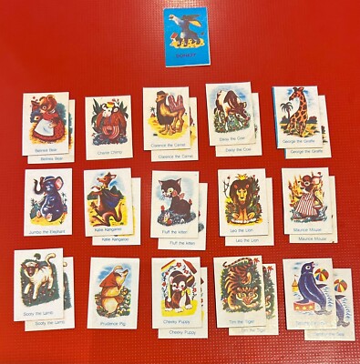 VINTAGE - DONKEY - MATCHING GAME - MISSING CARDS | eBay