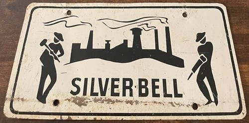 Vintage Silver Bell Mine Booster License Plate Joshua Tree National ...