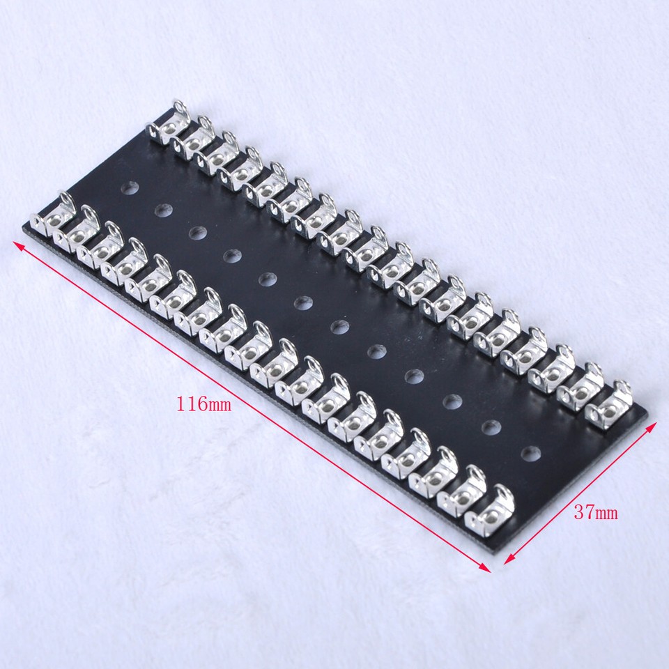 1pc 38x117mm Terminal Turret Tag 36Lug Board Strip Guitar Tube Amp ...