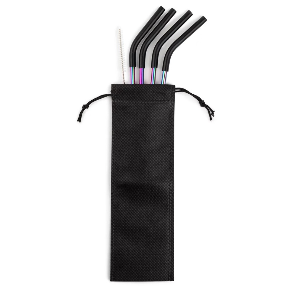 Tal Stainless Steel Straw & Bag Set with Cleaning Brush | eBay