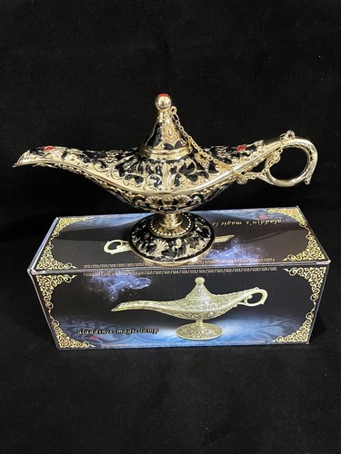 Aladdin Magic Genie Lamps Vintage Style Incense Burners Magic Light ...