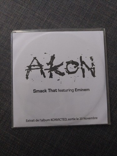 Akon Feat Eminem Promo CD France Smack That Dirty + Clean | eBay