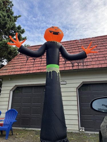 Gemmy Airblown Inflatable 12 ft Pumpkin Reaper with Projector Light | eBay