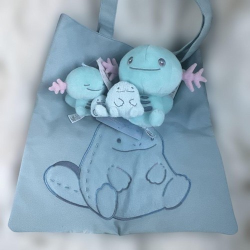 Little Daydream Wooper & Quagsire Tote Bag Plush Mascot Set Pokemon | eBay