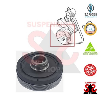 Crankshaft Pulley, Harmonic Balancer Suit BMW 5 Series 520 d ...