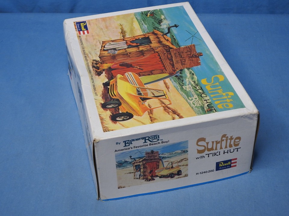 Vintage Original Revell Surfite Big Daddy Roth Tiki Hut Model Kit H ...