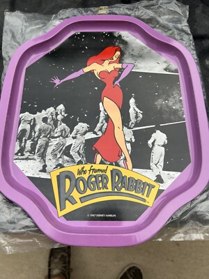 Jessica Rabbit 1987 Amblin Broer Rare German Serving Tray Who Framed ...