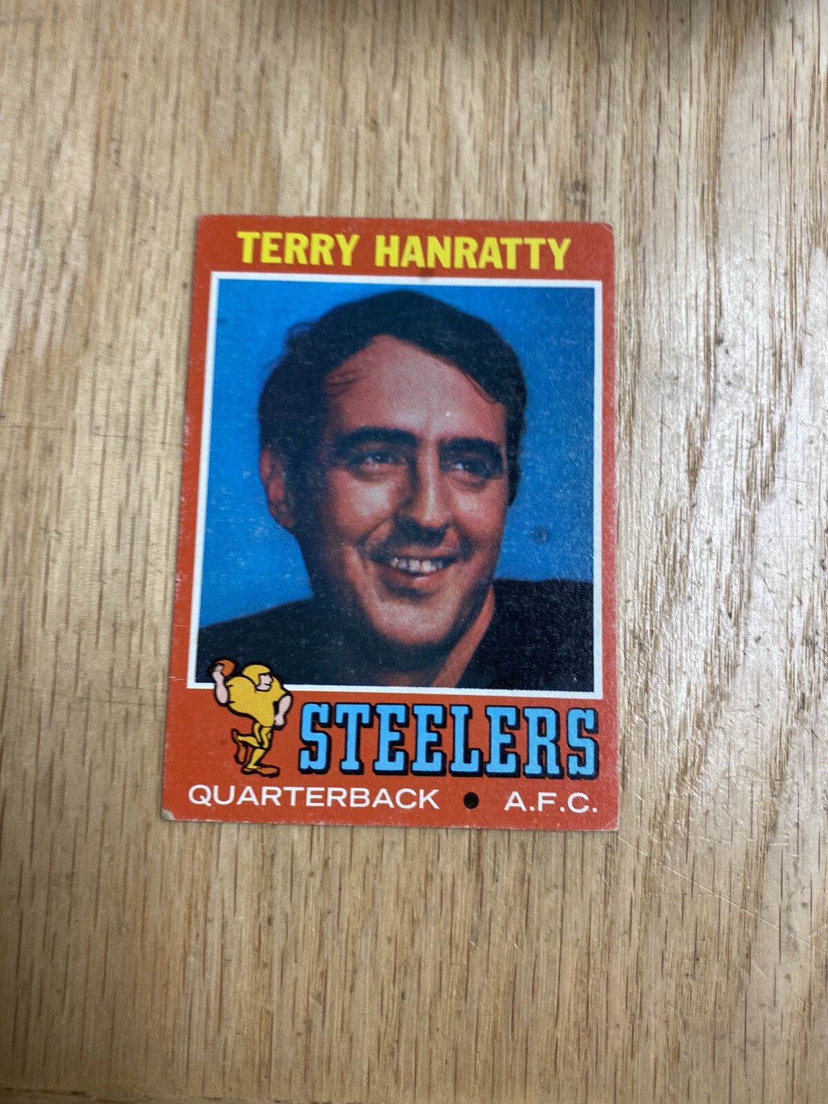 1971 Topps Football Terry Hanratty Steelers Card #30 | eBay