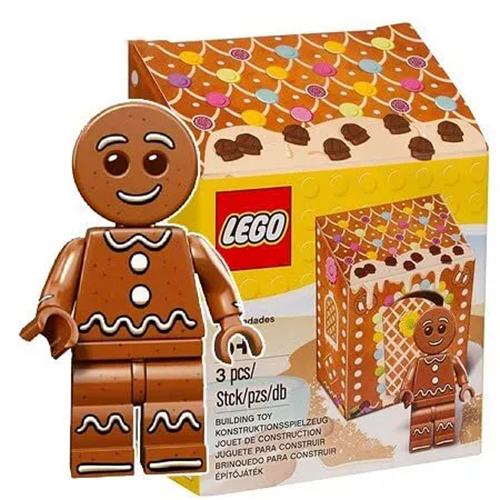 New 2016 LEGO 5005156 Gingerbread Man Minifigure/Storage Box/House ...