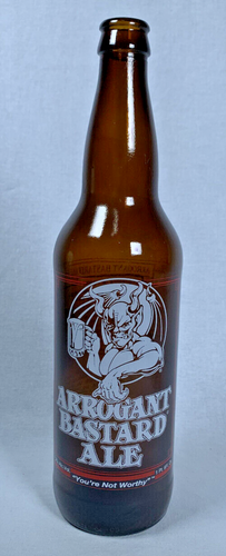 Arrogant Bastard Ale EMPTY 1 Pint 6 oz Bottle Stone Brewing | eBay