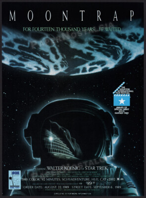 MOONTRAP__Original 1989 Trade print AD / promo__WALTER KOENIG__BRUCE ...