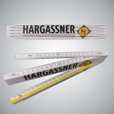 HARGASSNER GLIEDERMASSSTAB Meterstab FOLDING RULE 2 m Top Qualitat ...