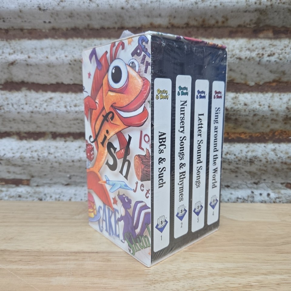 Rusty & Rosy Videos 4 VHS Boxed Set Waterford Early Reading Program ...