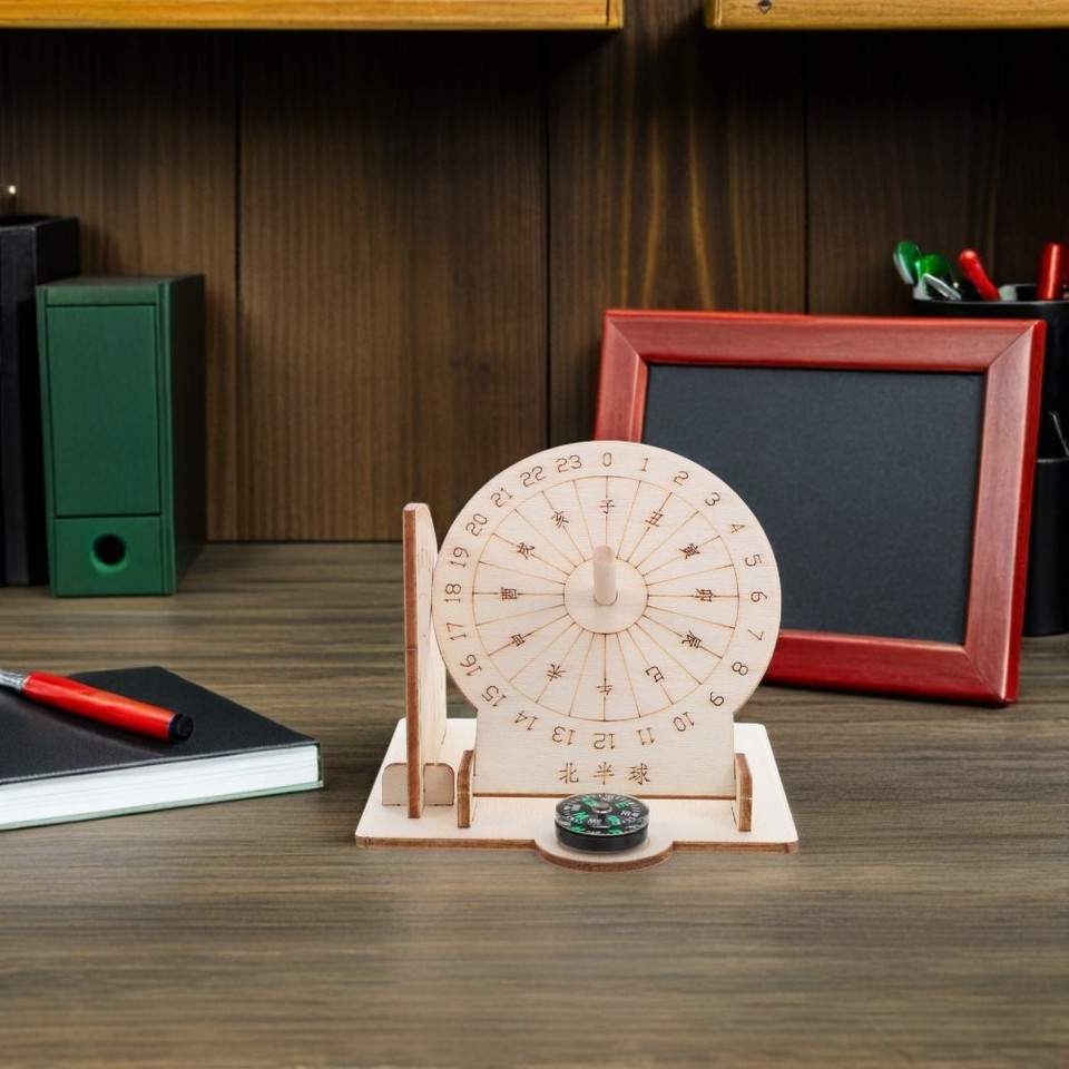 Equatorial Sundial Model Solar System Kit Ancient Timekeeper DIY | eBay ...