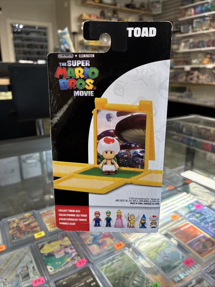 Super Mario Bros. The Movie Toad 1-Inch Mini Figure | eBay
