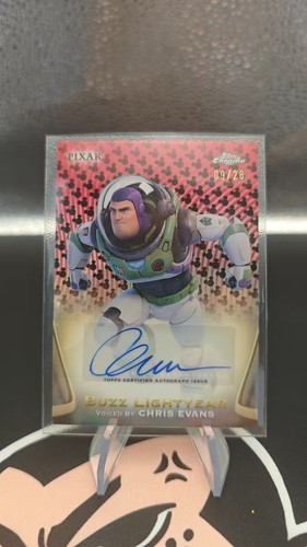 2025 Topps Chrome Disney 09/28 BUZZ LIGHTYEAR AUTO BY CHRIS EVENS | eBay