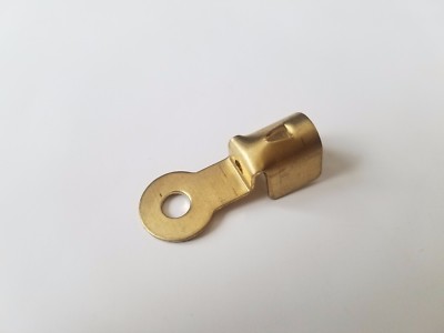 1 Brass Spark Plug Wire Ends Clips Crimp Ring terminals Maytag Briggs ...