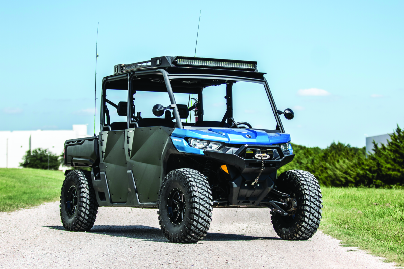 Can-Am Defender HD9 Crew Max Half Door Kit Steel Framed Aluminum Skin ...