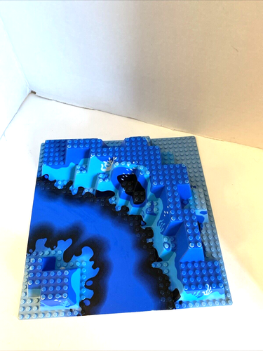 Lego Base Plate Aquazone Underwater Blue Ocean Sea Canyon 10" x 10" | eBay