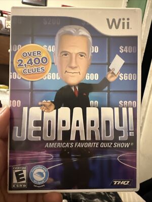 Jeopardy Video Game For Nintendo Wii 2010 -NO MANUAL- 785138303727 | eBay