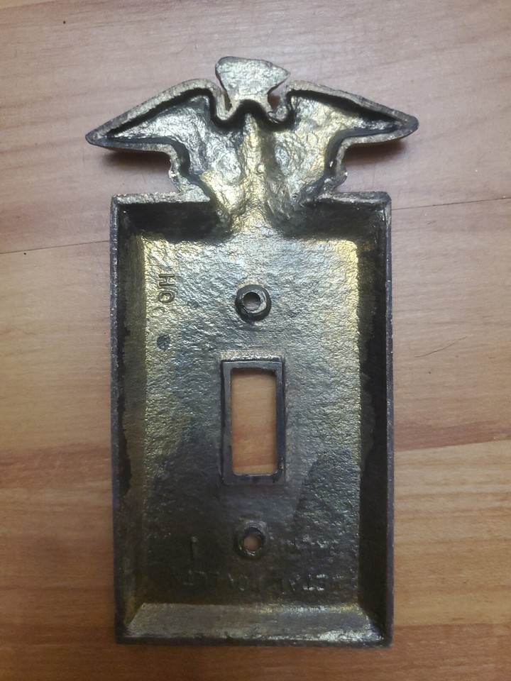 EDMAR Hammered Metal Eagle Light Switch Cover Plate Patriotic | eBay