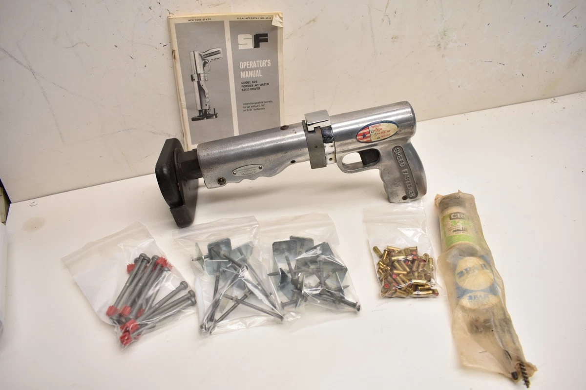 SPEED FASTENER MODEL 825 Powder Actuated Stud Driver W/, 54% OFF