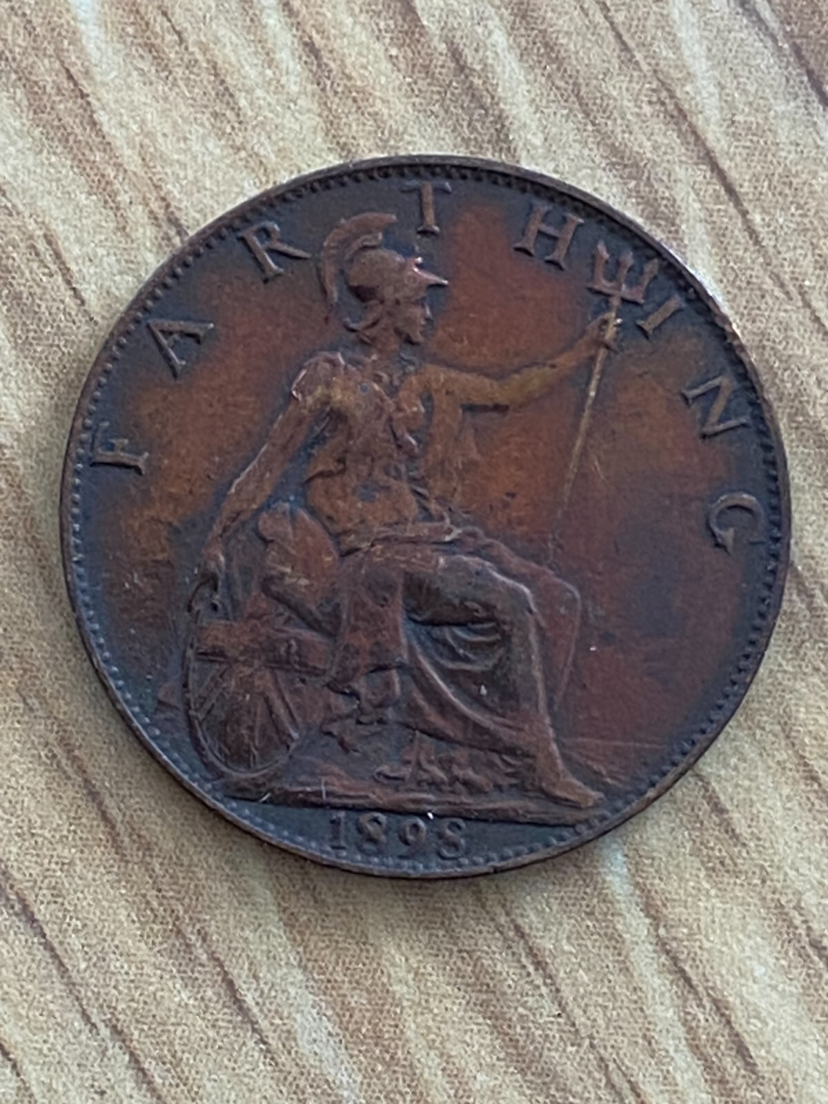 1898 UK British Farthing, Queen Victoria, good condition | eBay