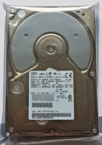 18GB IBM OEM DNES-318350 7200RPM Ultra2 SCSI 80pin 2MB HDD 3.5" Hard ...