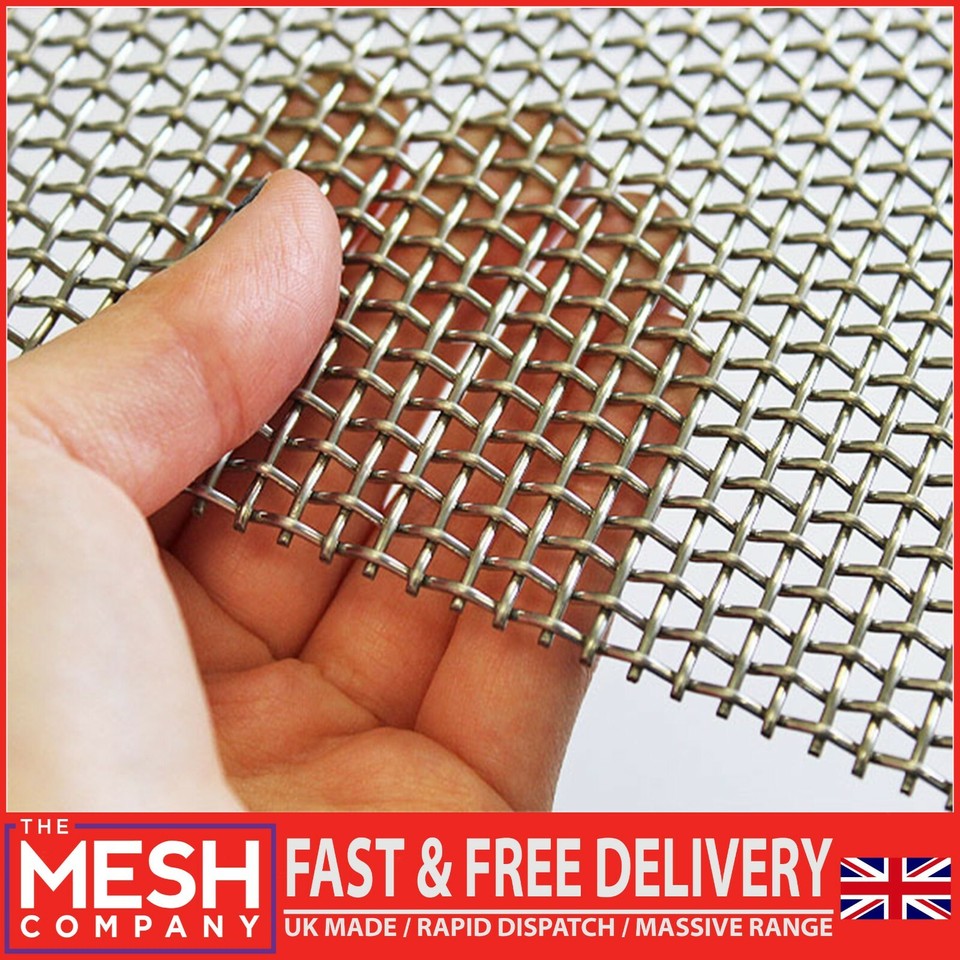 The Mesh Company SS304 Stainless Steel Woven Wire Mesh | 150 & 300mm ...