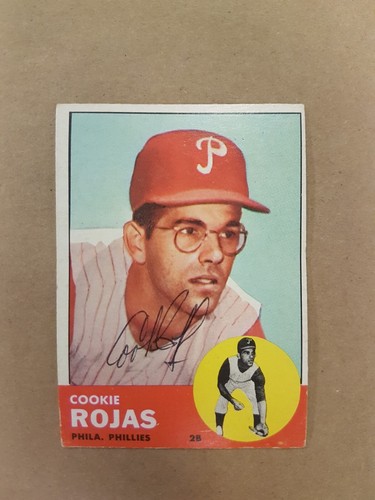 Cookie Rojas topps 221 Autograph Photo SPORTS signed Baseball card MLB ...