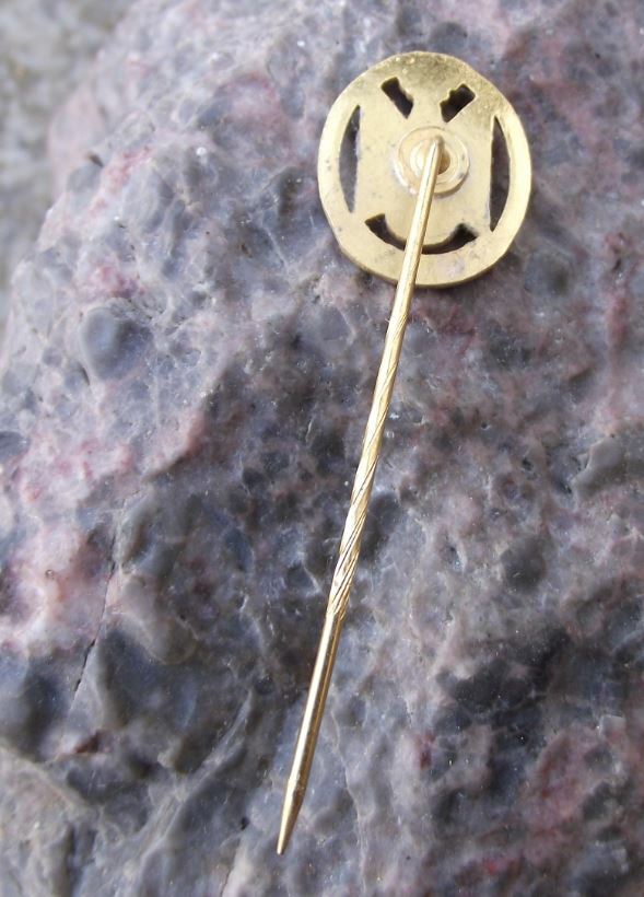 Vintage Germany Gun Shooting Club Association Air Pistol Gold Award Pin ...