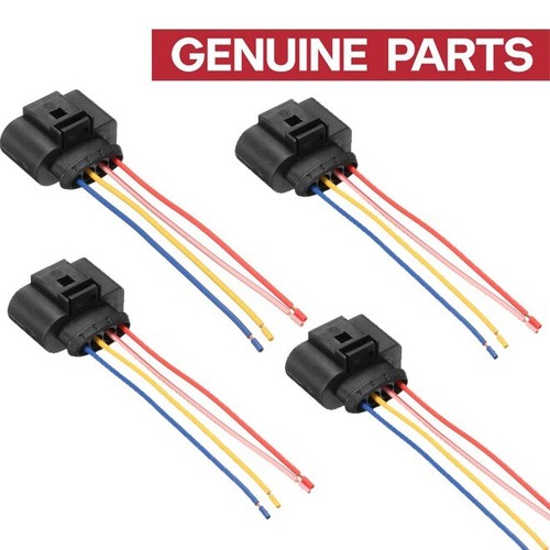 Genuine 4PCS Ignition Coil Wiring Connector Plug 1J0973724 for Audi A4 ...