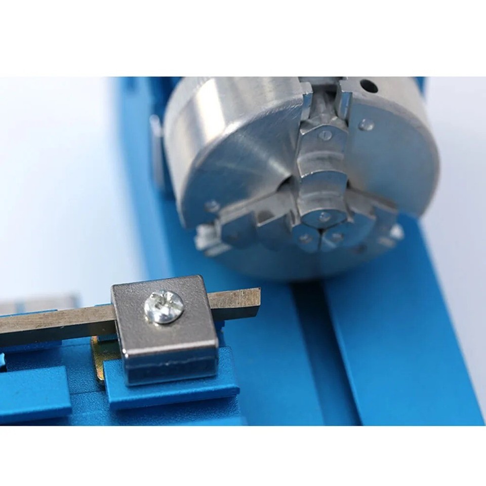 DIY Mini Metal Wood Turning Lathe Machine Model Tool Woodworking Power ...