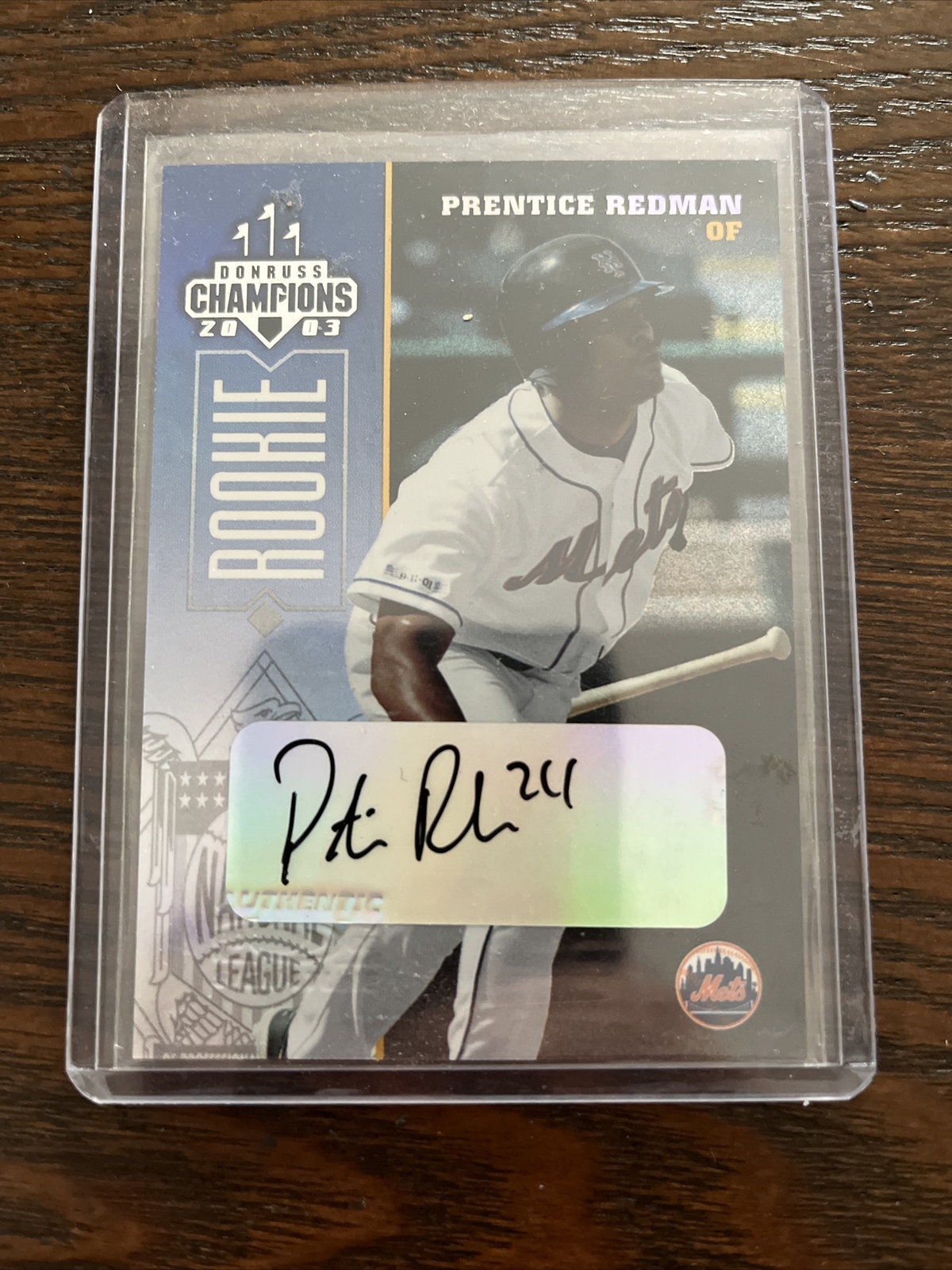 2003 Donruss Champions - Prentice Redman #289 Signatures /488 (AU, RC ...