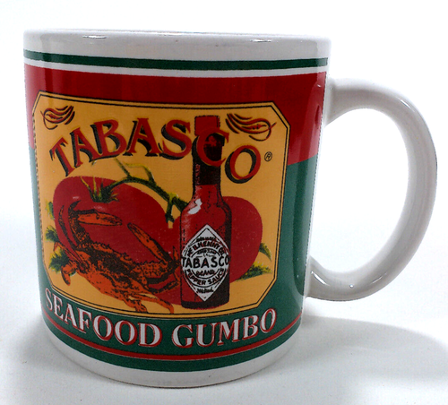 1 x Tabasco Crawdad/Lobster Stew Creole Chili Seafood Gumbo Coffee Mugs ...