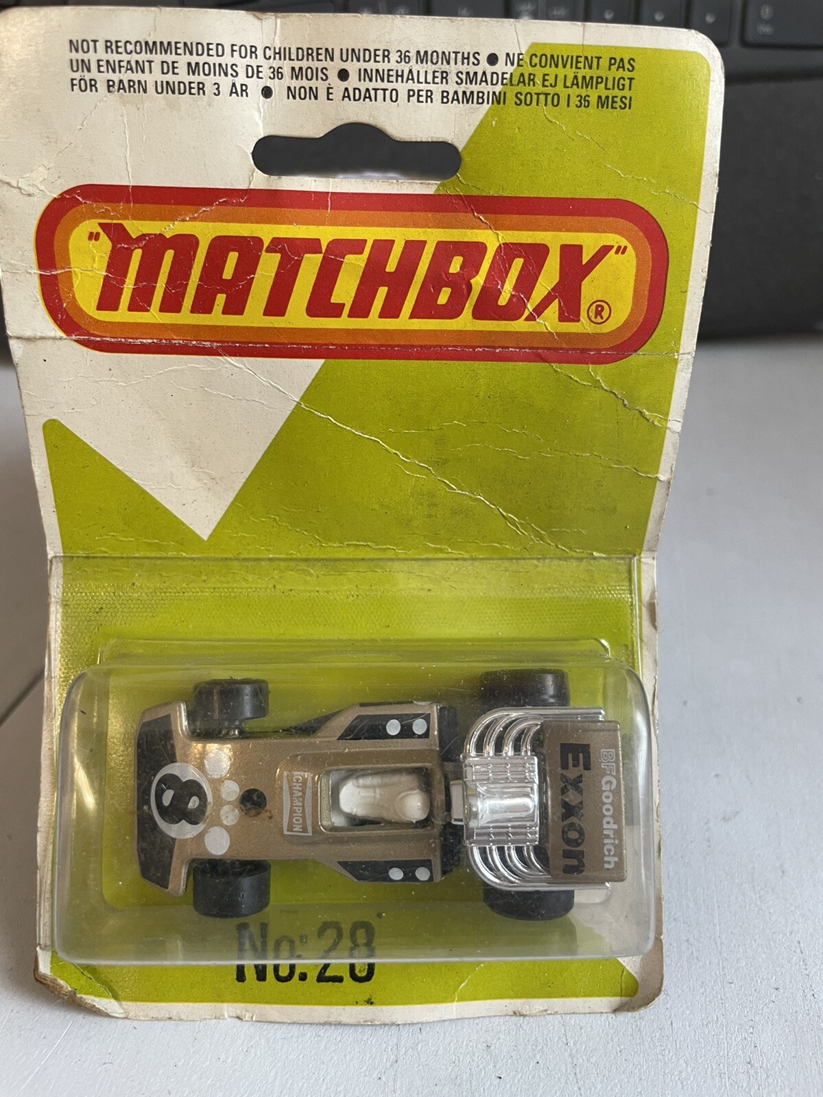 Matchbox 1-75 Series No.28 Goodrich Exxon Racing Car #8 - Blister Pack ...