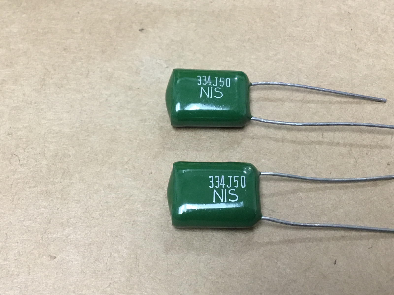 2 PC 334J50 .33uF 50V Capacitor NIS | eBay