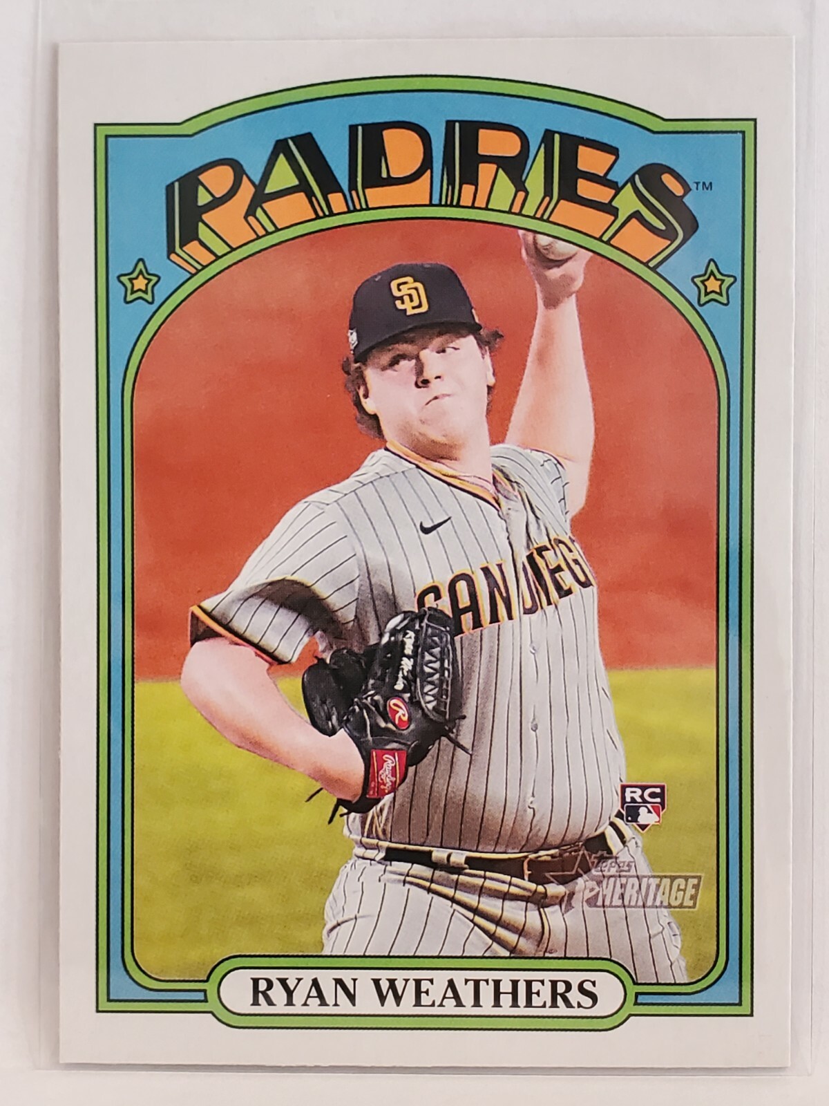2021 Topps Heritage #634 Ryan Weathers RC San Diego Padres | eBay